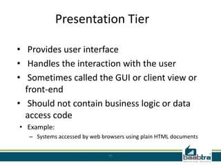 3 tier architecture | PPTX