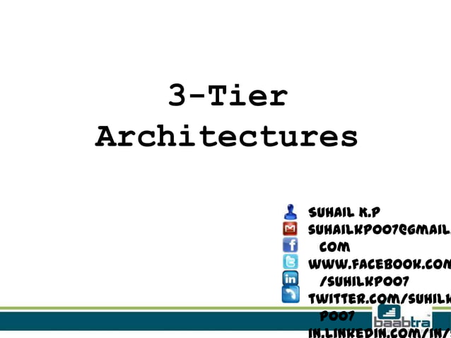 3 tier architecture | PPTX