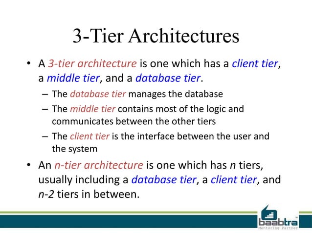 3 tier architecture | PPTX