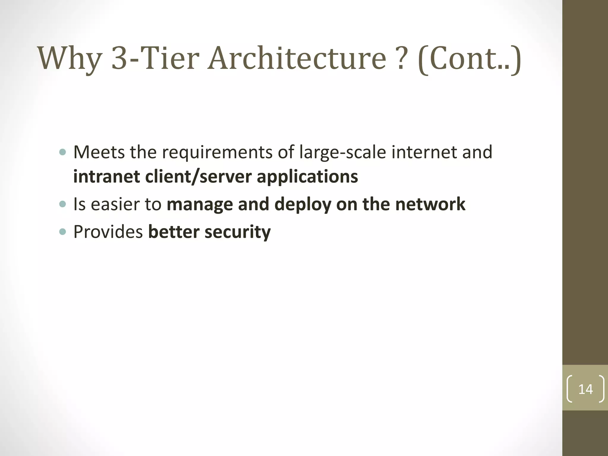 3 Tier Architecture Pptx Databases Computer Software And Applications