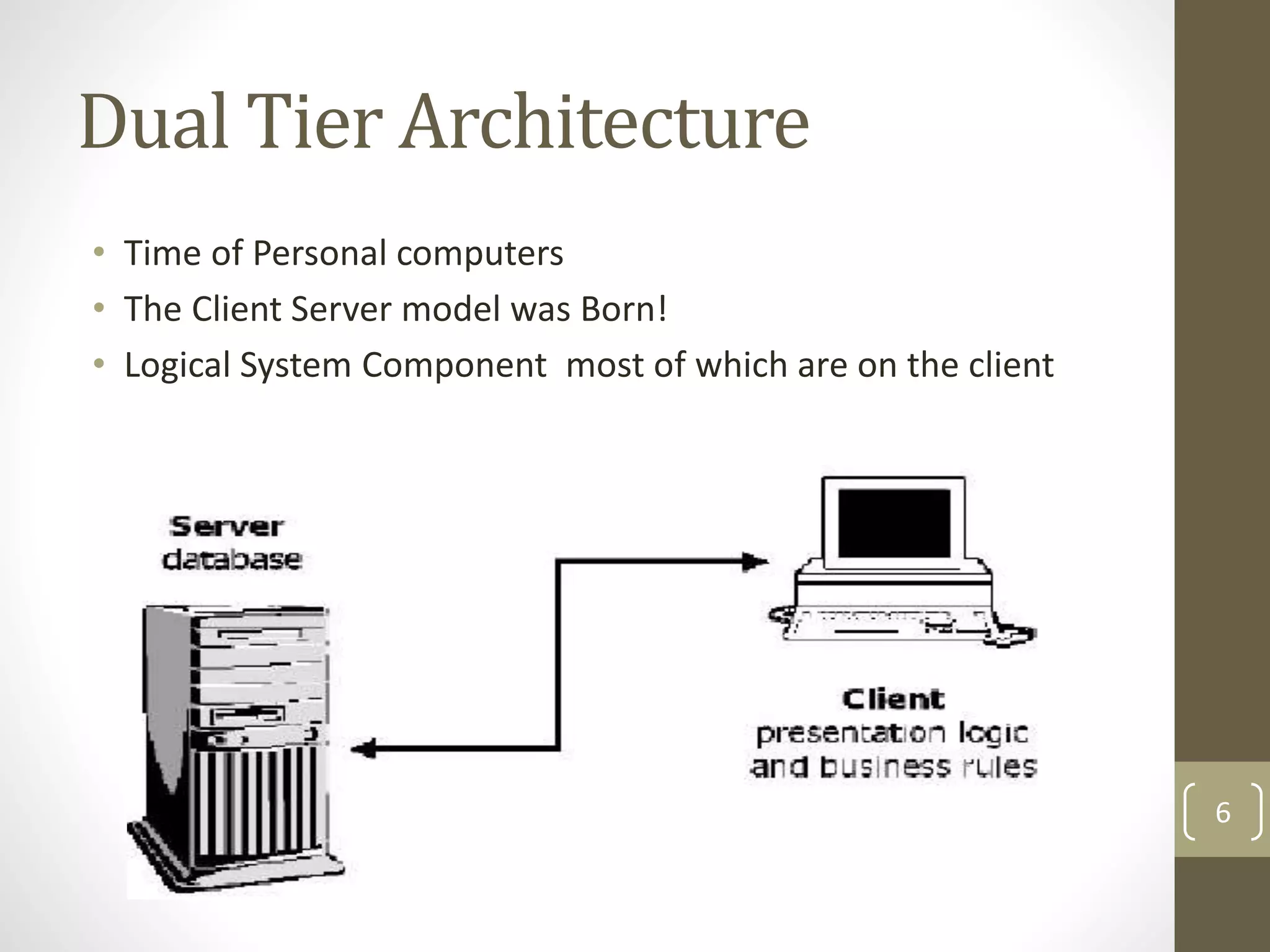 3 Tier Architecture Pptx Databases Computer Software And Applications