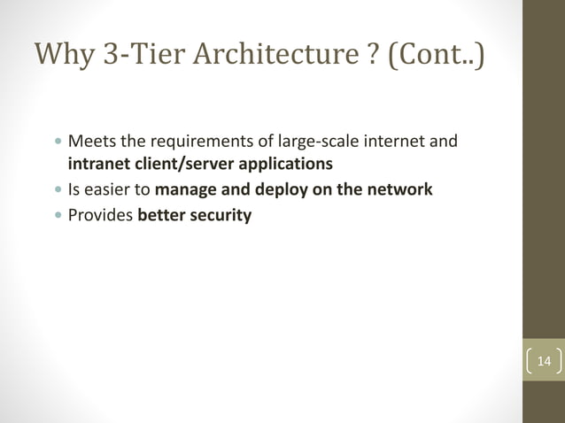 3 Tier Architecture Pptx Databases Computer Software And Applications
