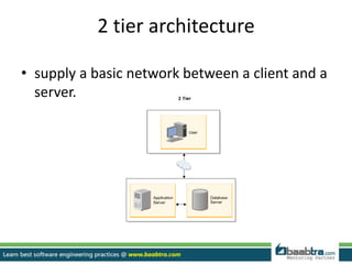 3 tier architecture | PPTX | Computer Software and Applications | Computing