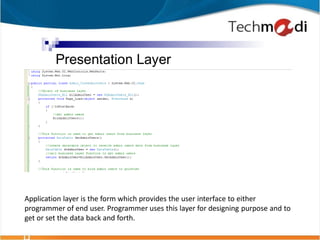 3 tier structure asp dot net | PPT