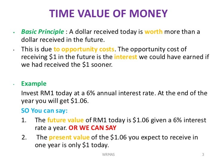 3 Time Value of money slides Basic Finance 3 Time Value of money slides Basic Finance