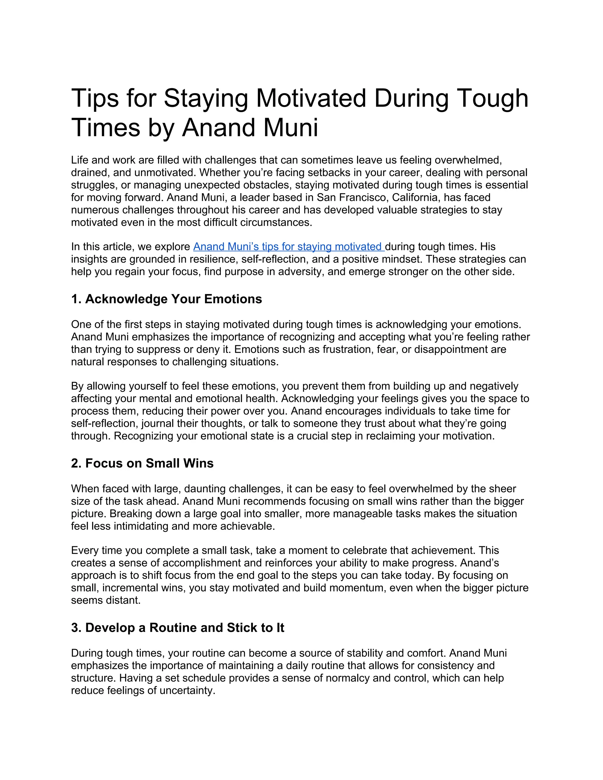Tips for Staying Motivated During Tough Times by Anand Muni.docx