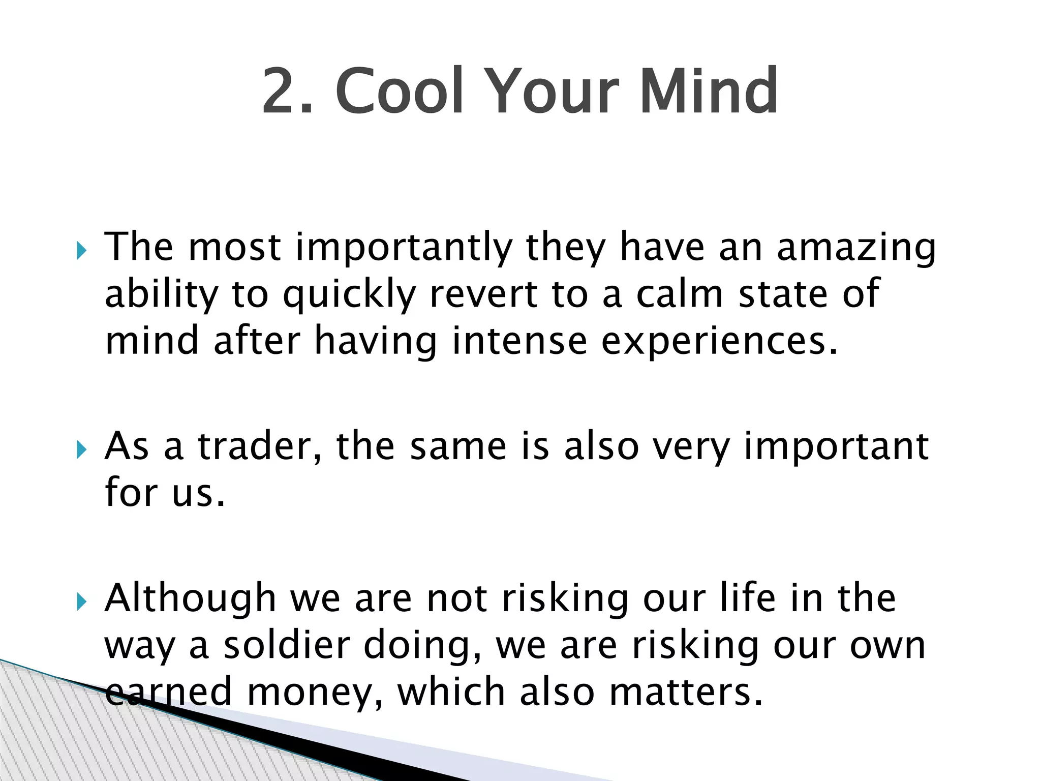 3 Tips to Improve Your Trading Mindset | PPTX