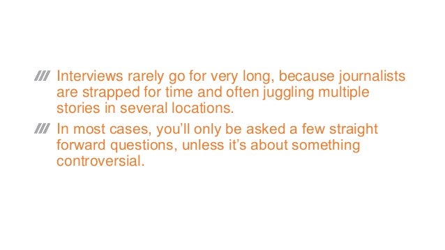 3 tips to prepare for an interview with media outlets and journalists