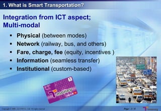 Thomas Kim - LG CNS - Smart Transportation in Seoul | PPT