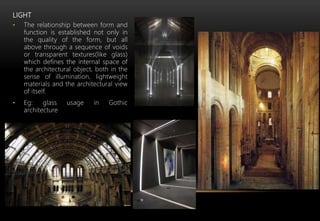 immateriality in architecture | PPTX