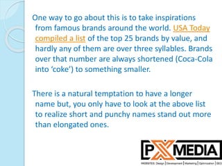 3 top tips to select a business name for your logo design | PPT