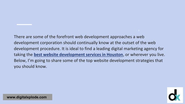 3 Top Website Development Strategies that You Should Know | PPT