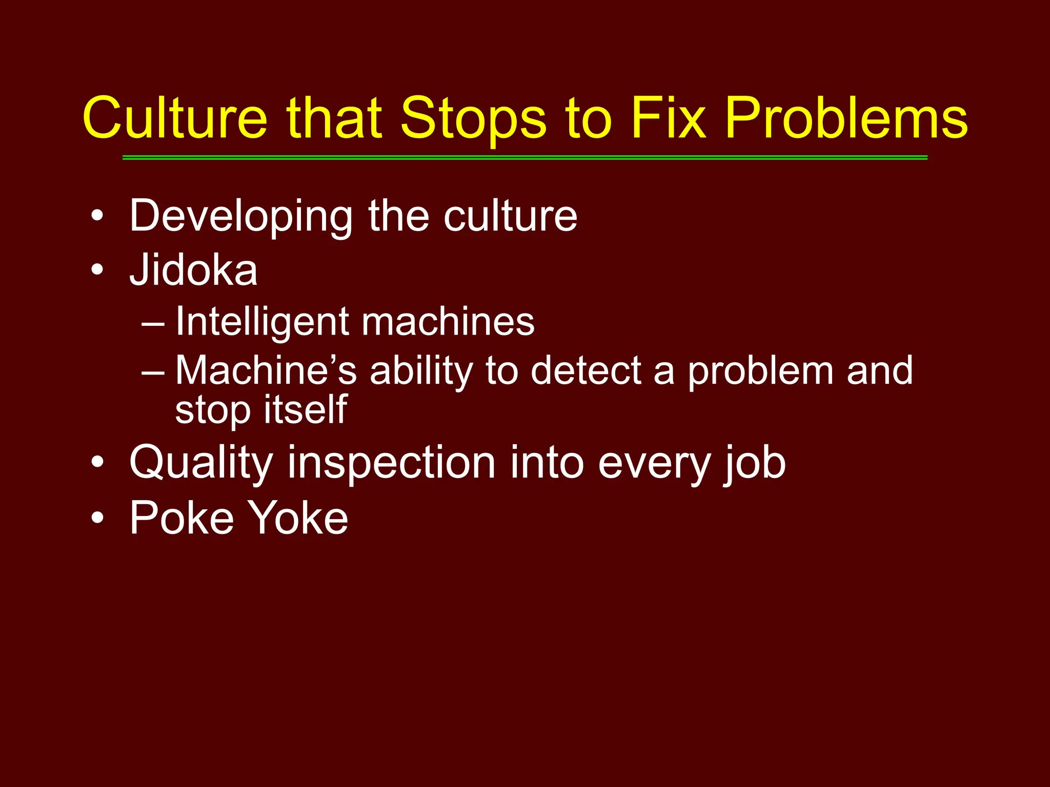 3 Toyota Way - Methodology for improvement | PPT