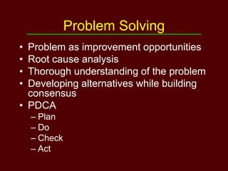 3 Toyota Way - Methodology for improvement | PPT