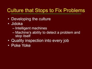 3 Toyota Way - Methodology for improvement | PPT