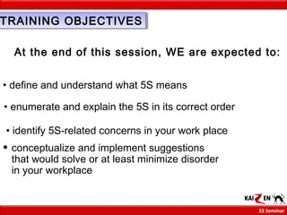 5S Training and Effective 5S Pratices | PPT