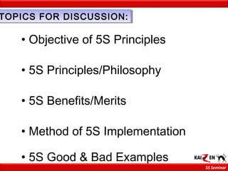 5S Training and Effective 5S Pratices | PPT