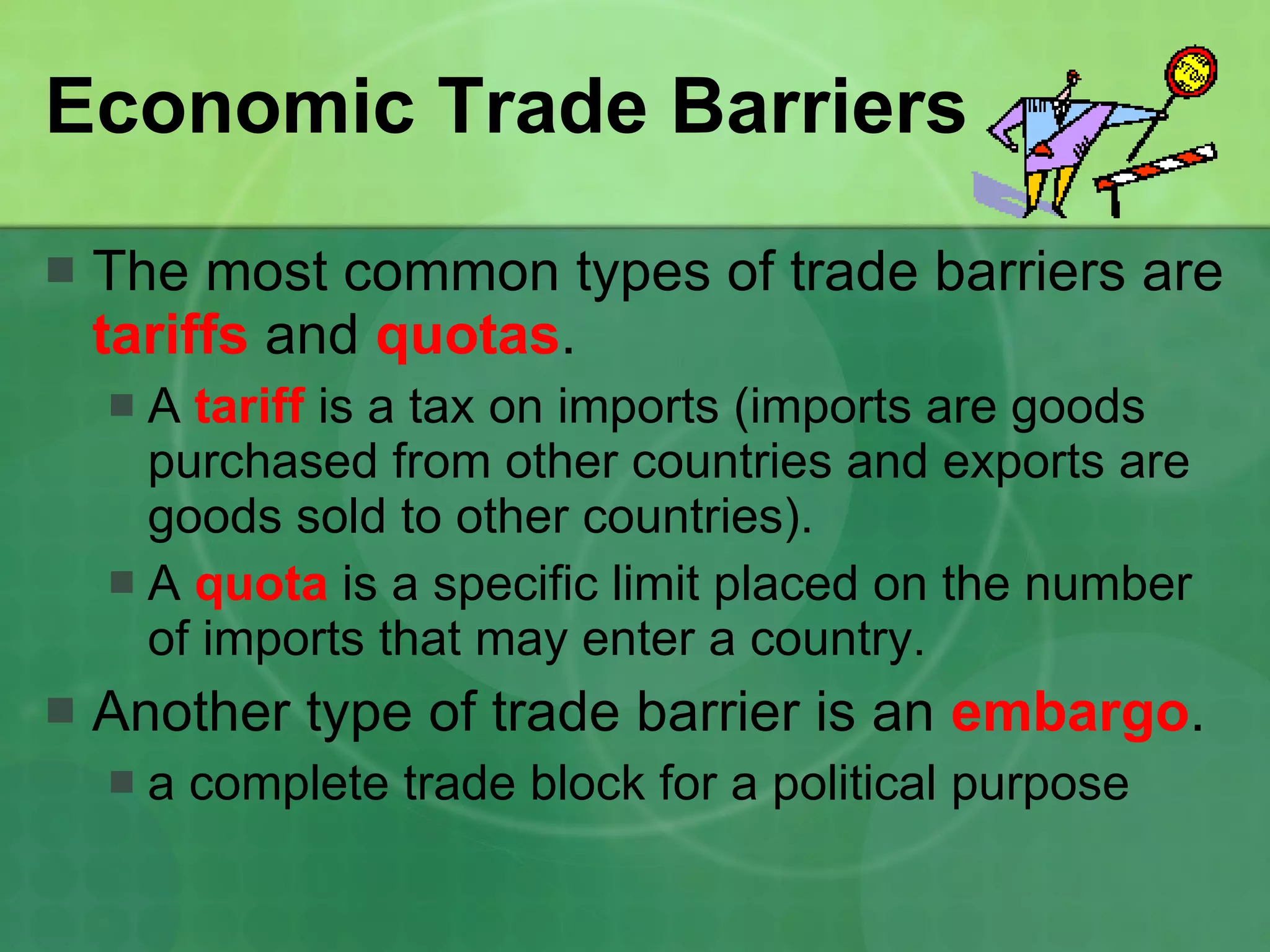3 Trade Barriers | PPT