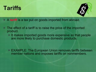 3 Trade Barriers | PPT