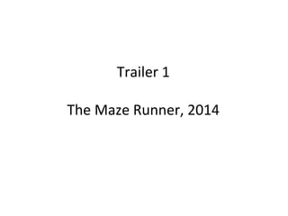 Dystopian Trailer Analysis | PPTX