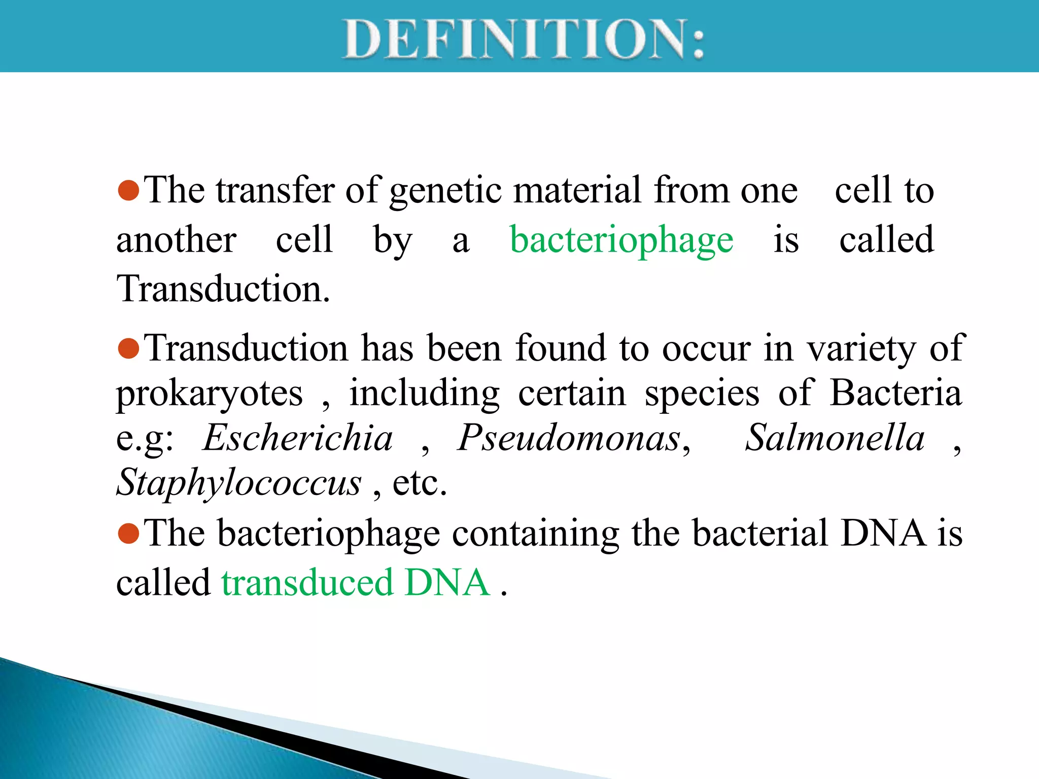 Transduction | PPTX