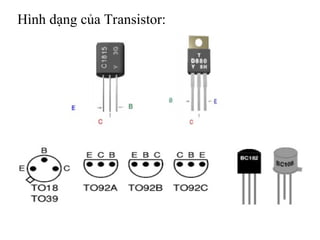 3 TRANSISTOR CONG NGHE LUONG CUC (BJT)DCN.ppt