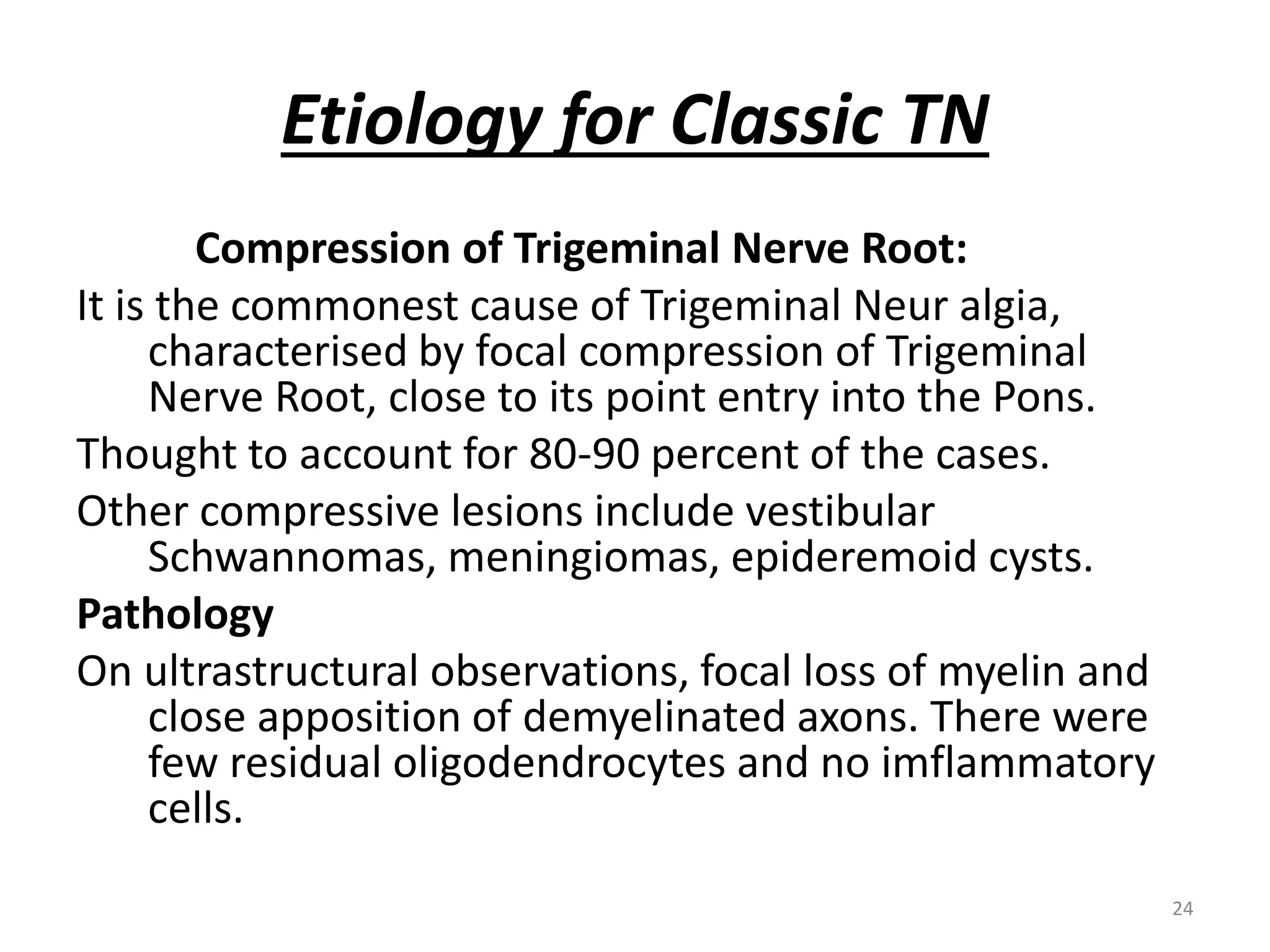3) trigeminal neuralgia | PPTX