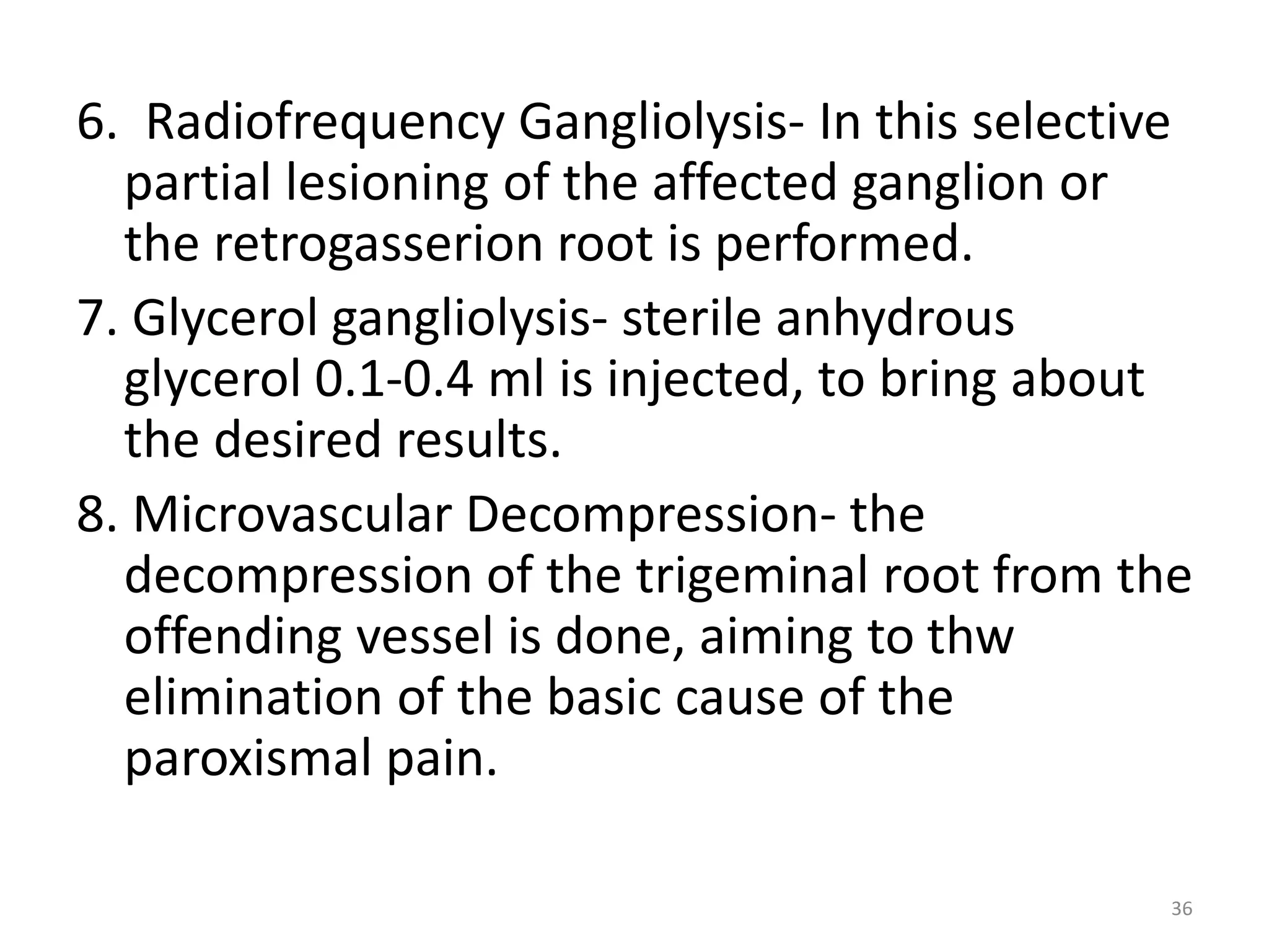 3) trigeminal neuralgia | PPTX