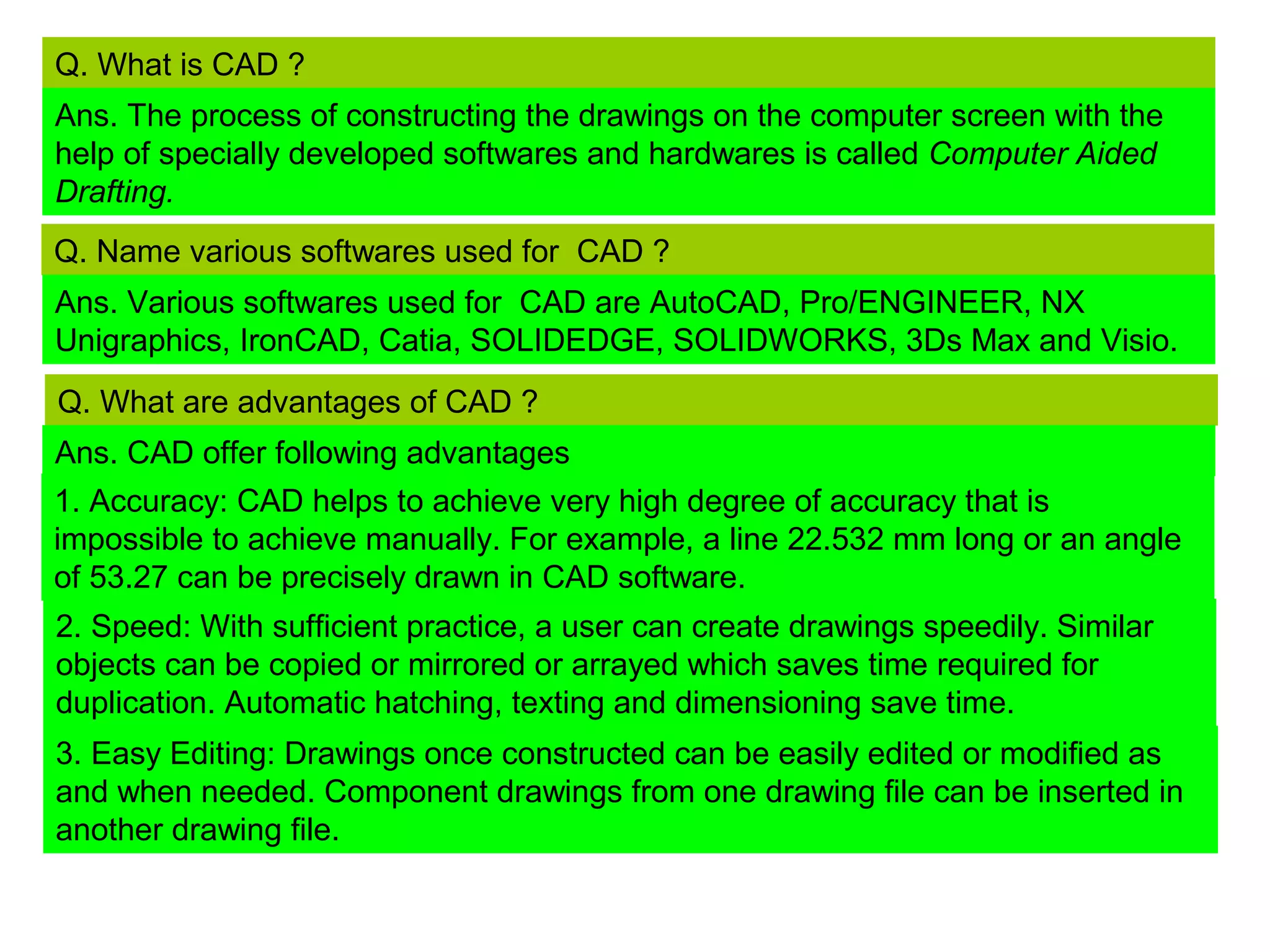 CAD - ENGINEERING DRAWING - RGPV,BHOPAL | PPT