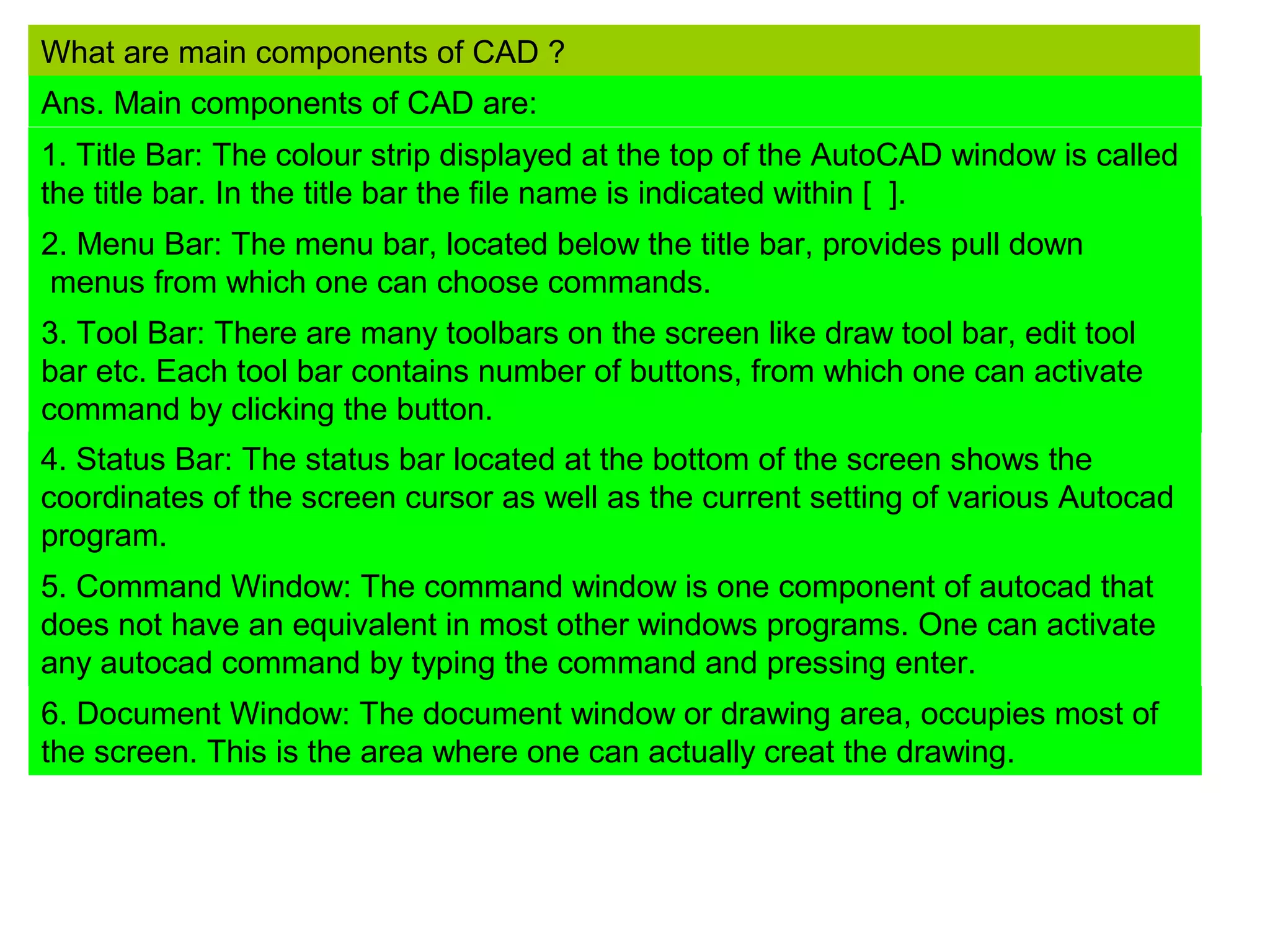 CAD - ENGINEERING DRAWING - RGPV,BHOPAL | PPT