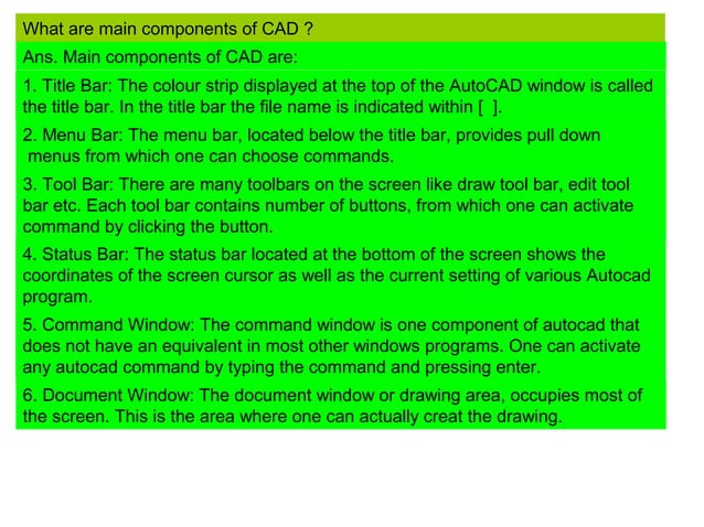 CAD - ENGINEERING DRAWING - RGPV,BHOPAL | PPT