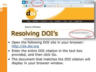 [4.1] Data Citation and DOI's - Research Data Management - part of PhD ...