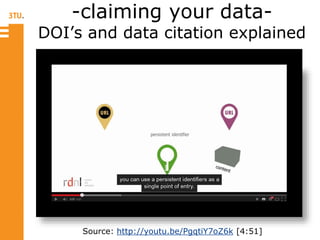[4.1] Data Citation and DOI's - Research Data Management - part of PhD ...