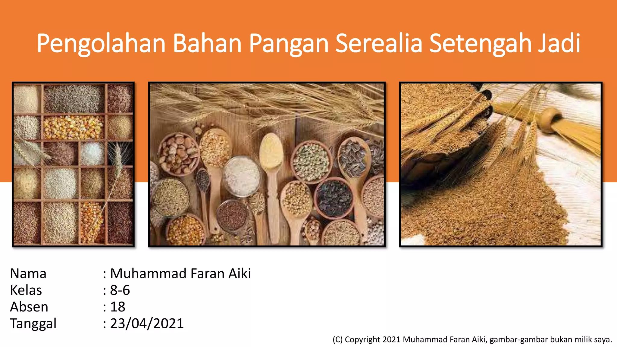 Serealia, Rangkuman Prakarya Kelas 8 Halaman 100 - 130 | PPTX