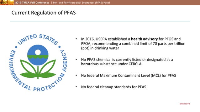 Per- and Polyfluoroalkyl Substances (PFAS) Panel - Michael Honeycutt ...