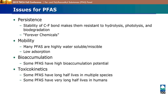 Per- and Polyfluoroalkyl Substances (PFAS) Panel - Michael Honeycutt ...
