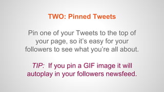 3 twitter tips | PPT