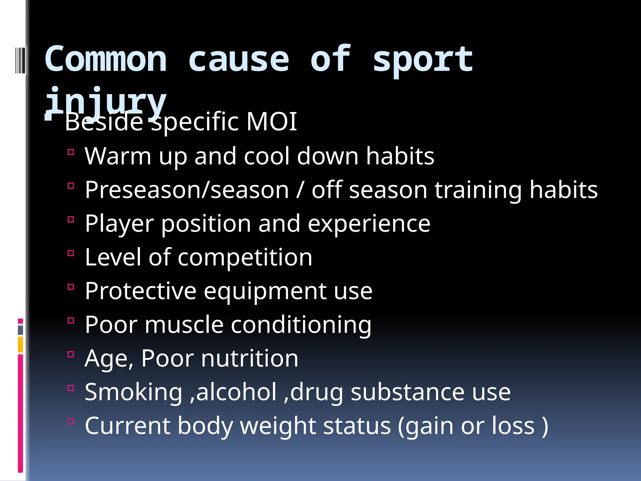 3 Type and classification of sport injuries.pptx