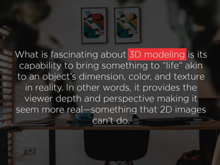 3 types of 3d modeling | PPT