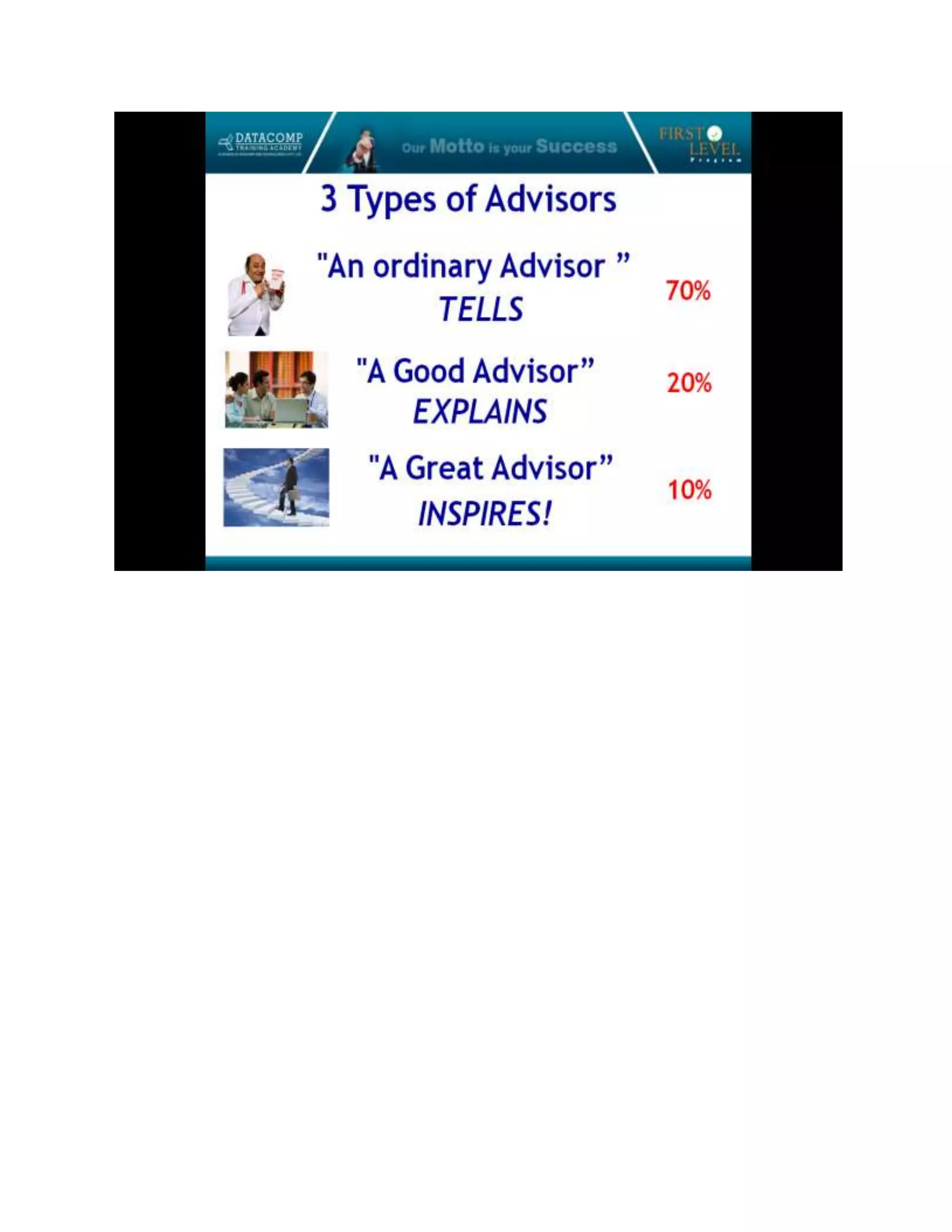 3 types of advisors | DOCX