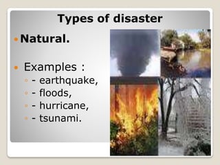 3 types of disasters (2).pdf | First Aid | Injuries