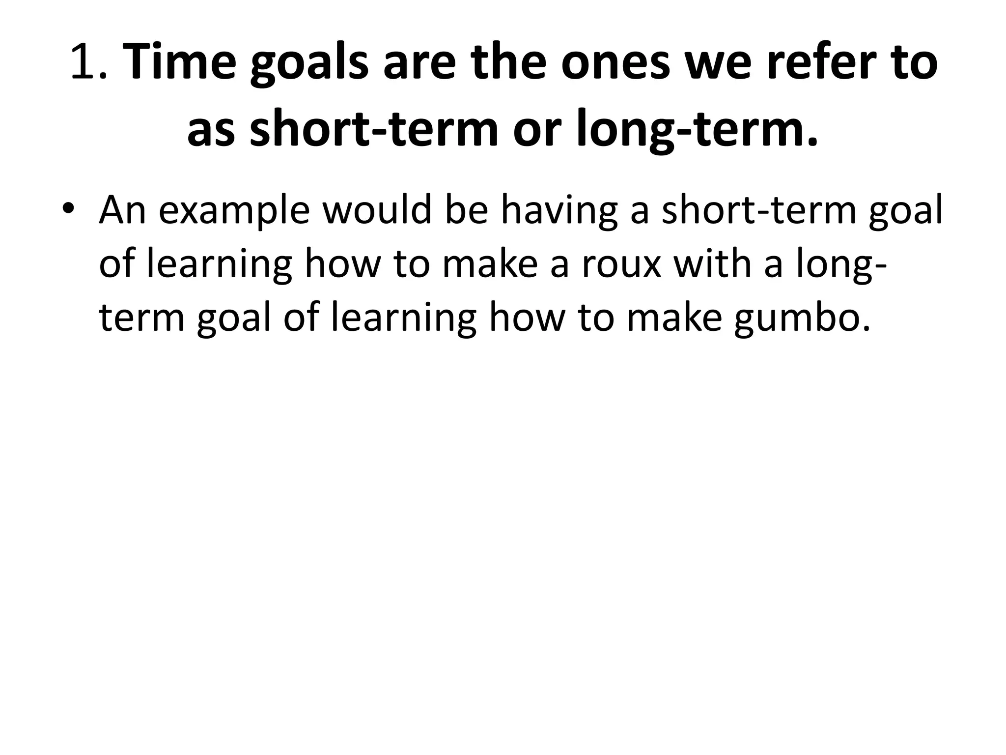 3 types of goals you should set | PDF