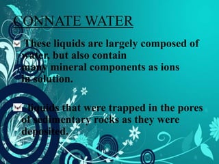 types of ground water | PPTX