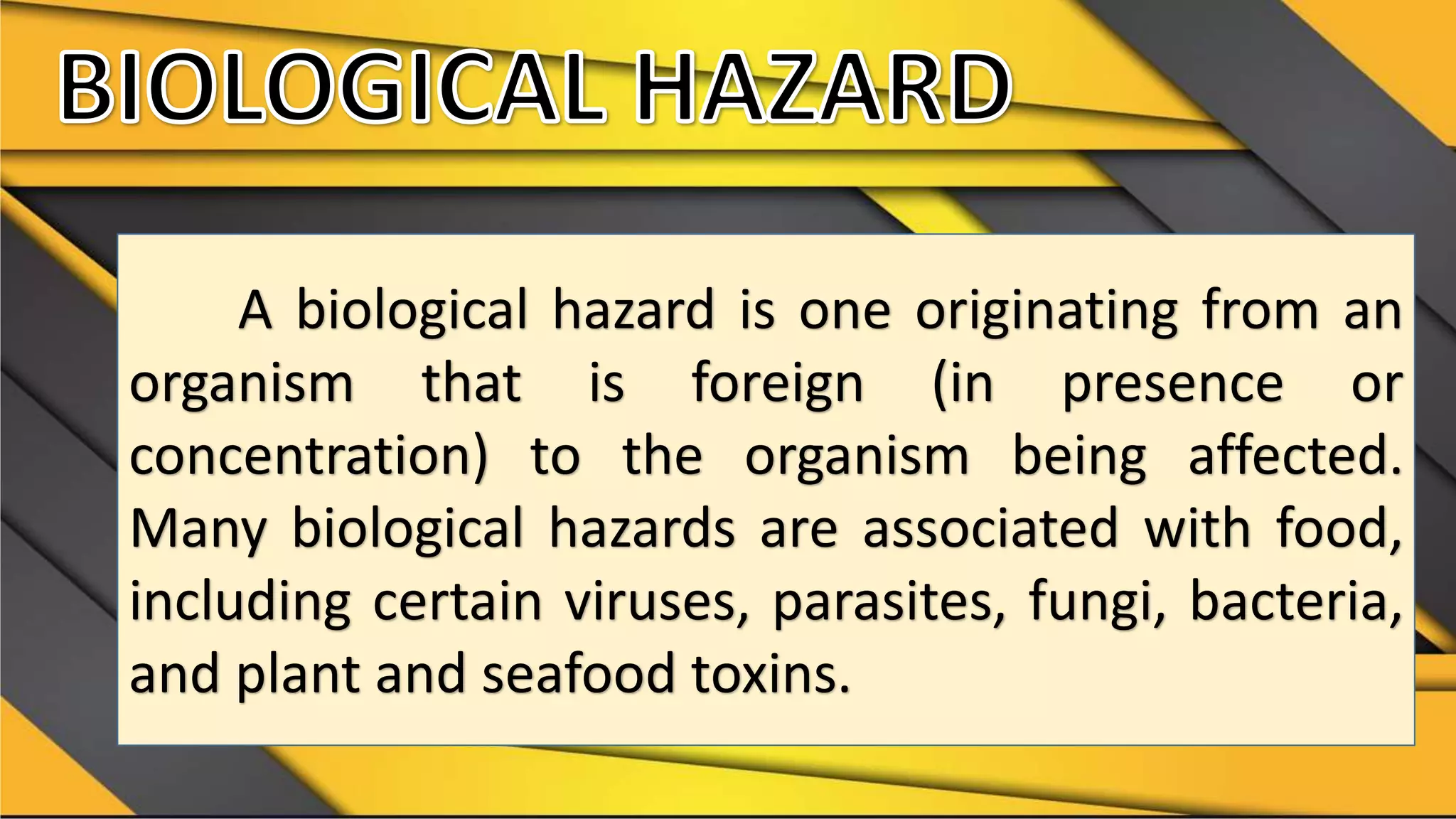 Types of hazards | PPTX
