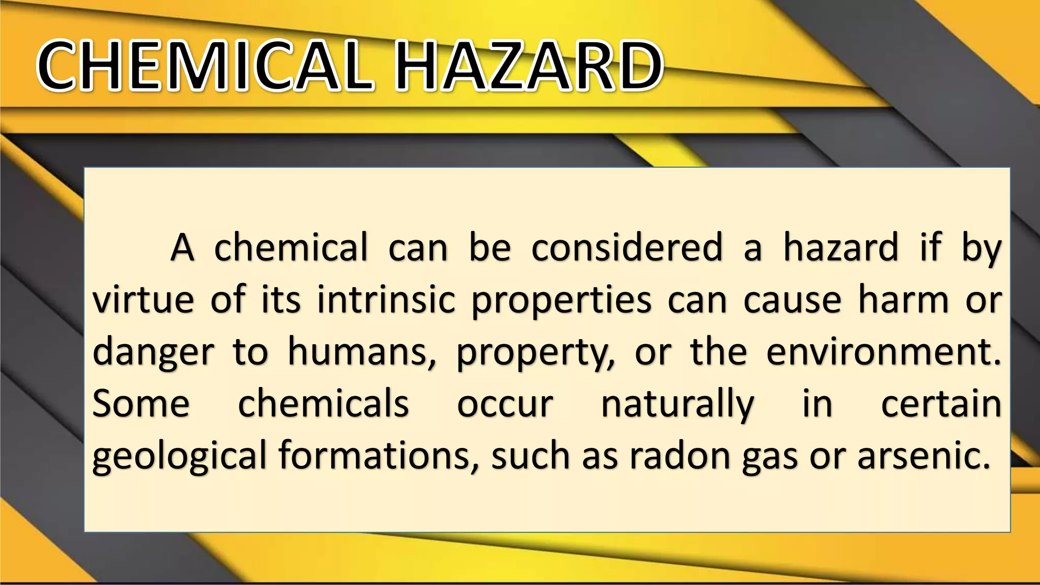 Types of hazards | PPTX
