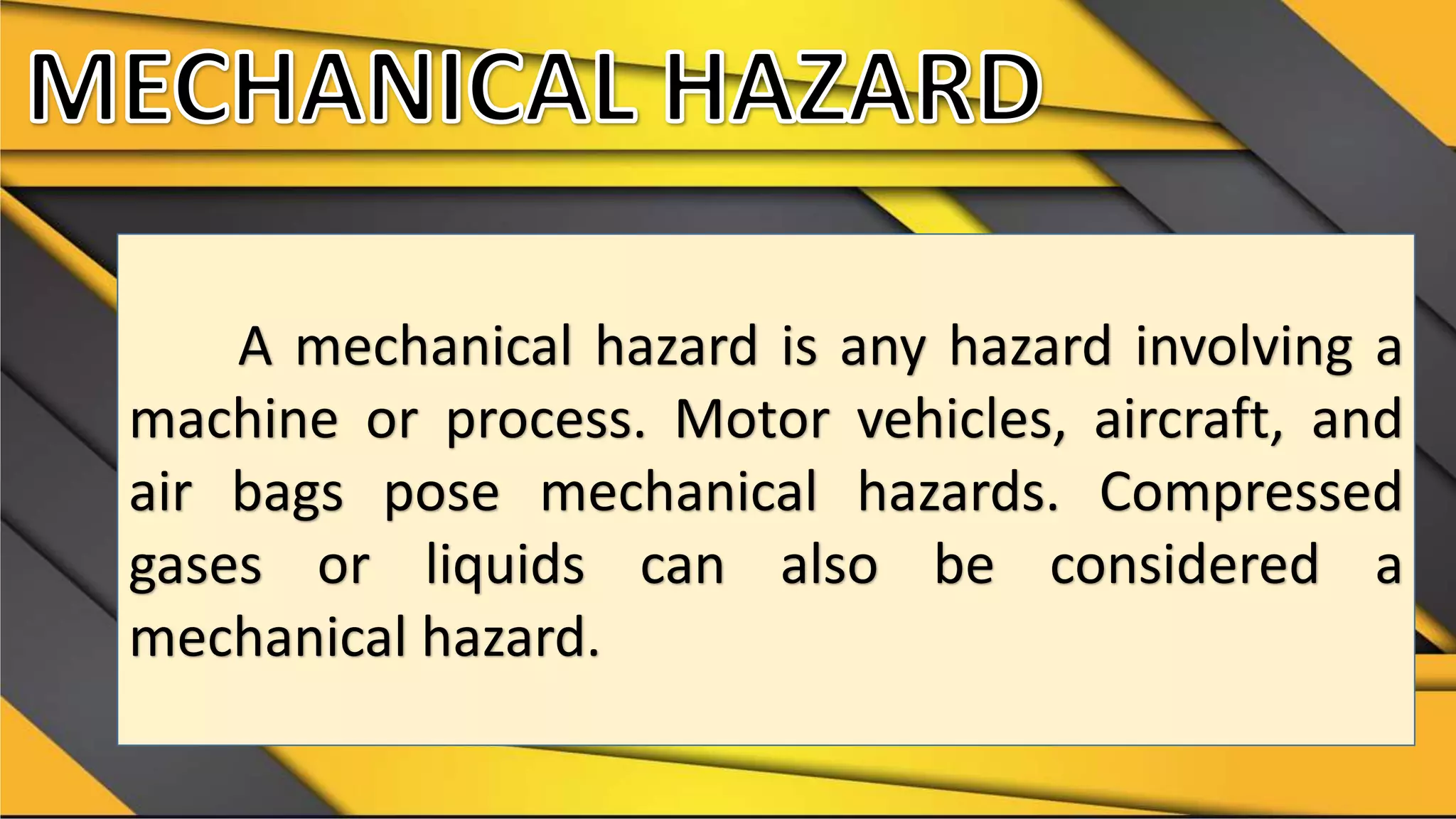 Types of hazards | PPTX