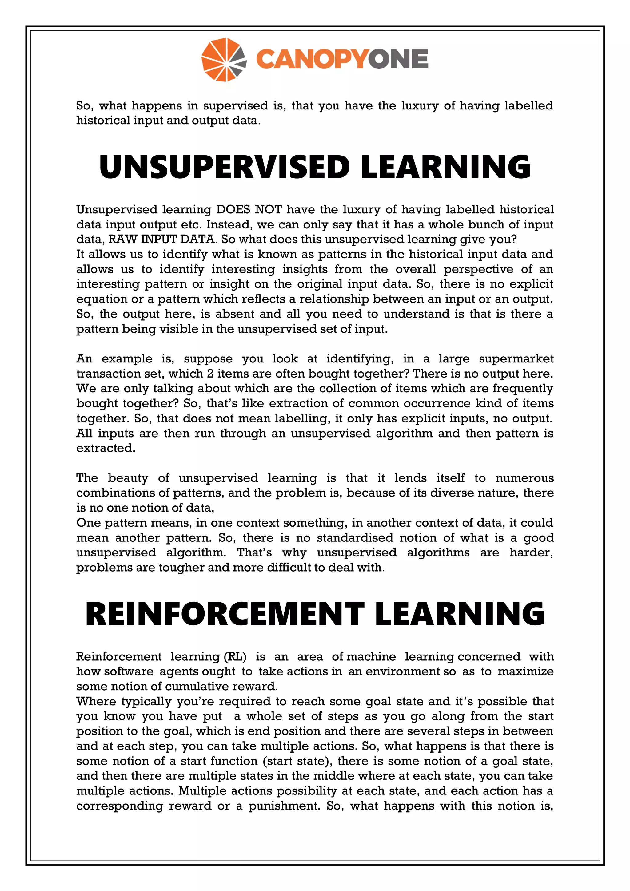 3 Types of Machine Learning | PDF