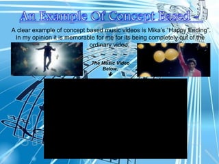 3 types of music videos powerpoint | PPT