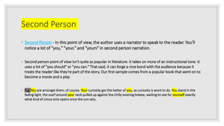 3 Types of Narrations in literature | PPTX