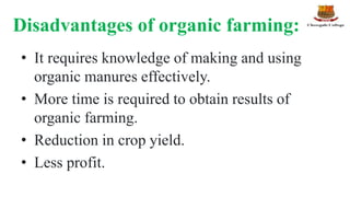 Types of organic farming | PPTX